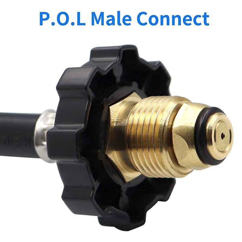 2 Pack 6FT Propane Adapter Hose 1Lb To 20Lb,POL Ma... – Vicedeal