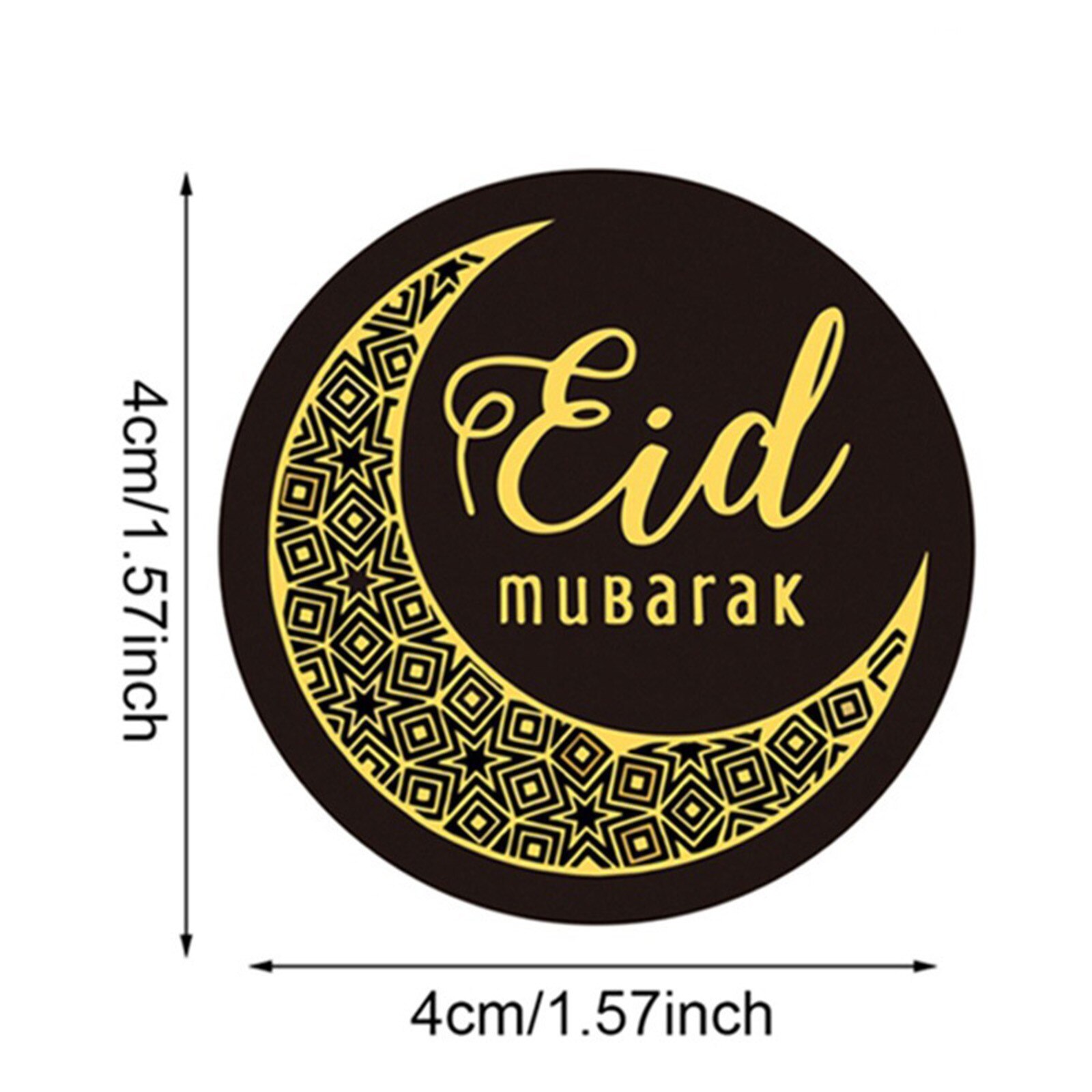 120 Pcs Ramadan Eid Mubarak Decoratie Papier Stick... – Grandado