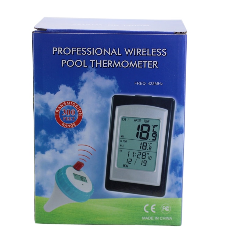 Solar Powered Wireless Pool Thermometer Swim SPA P... – Grandado