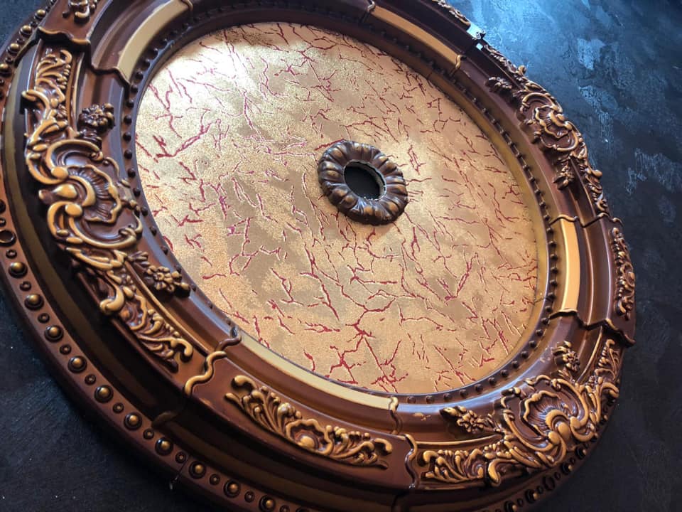 Decogold 60 cm round Palace ceiling navel ceiling ... – Vicedeal