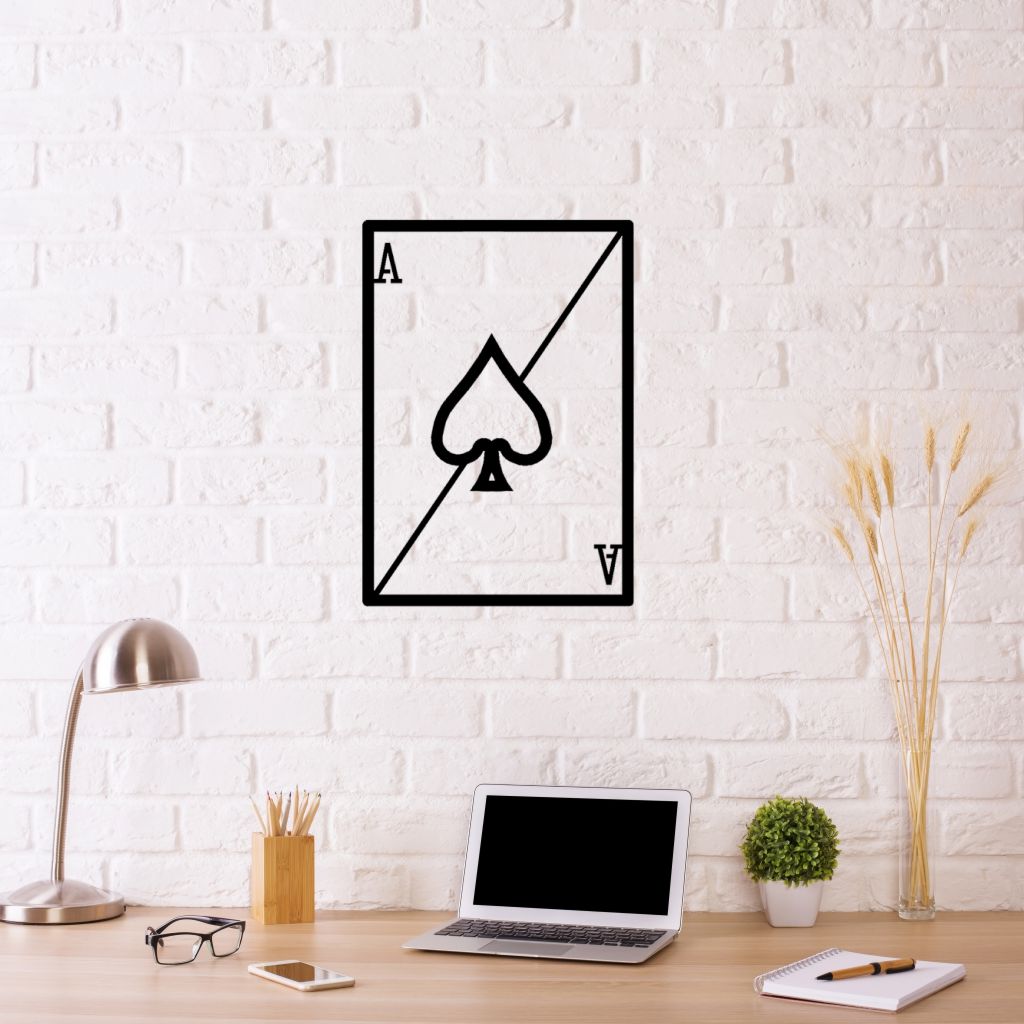 Ess kort dekorativt metall veggtilbehør jern skulp... – Vicedeal