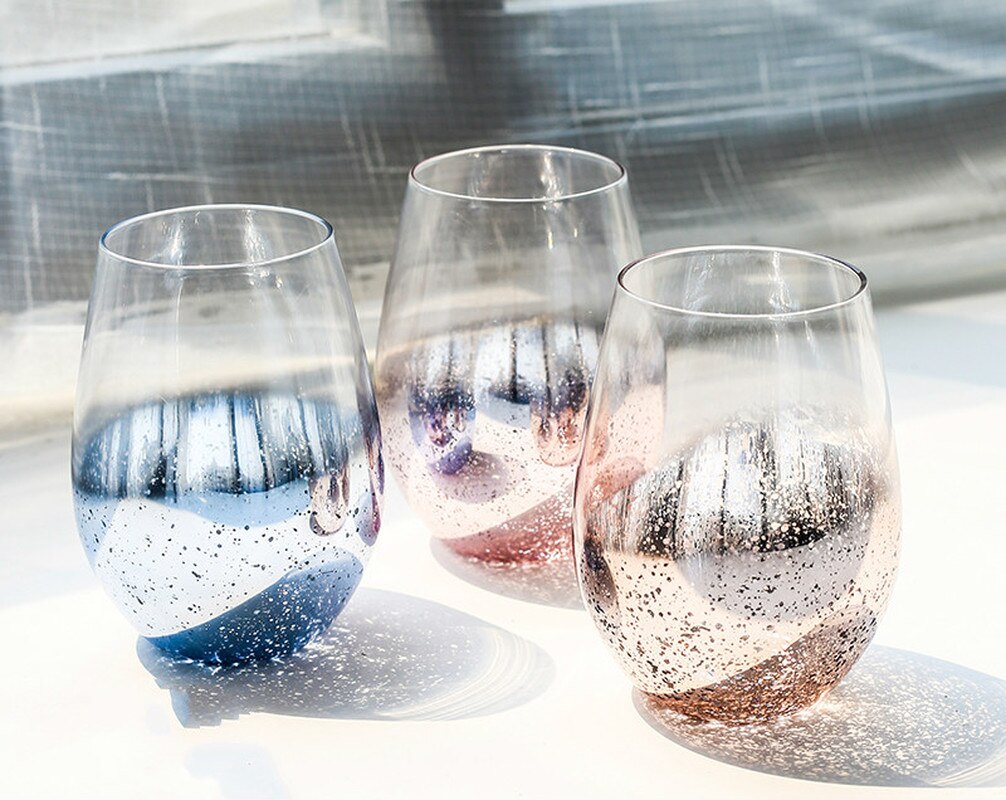 estilo nórdico ins nordico vidrio estrellado vaso ... – Grandado