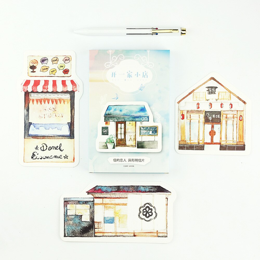 30pcs/lot Cute Postcards DIY Kawaii Cartoon Bookma... – Grandado