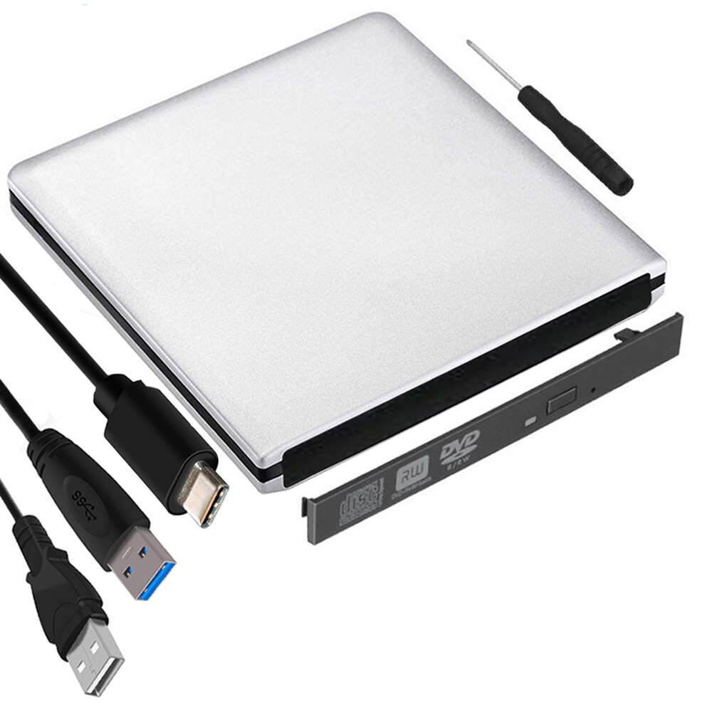 12.7mm USB 3.0+Type C USB 3.1 SATA Optical Drive C... – Vicedeal