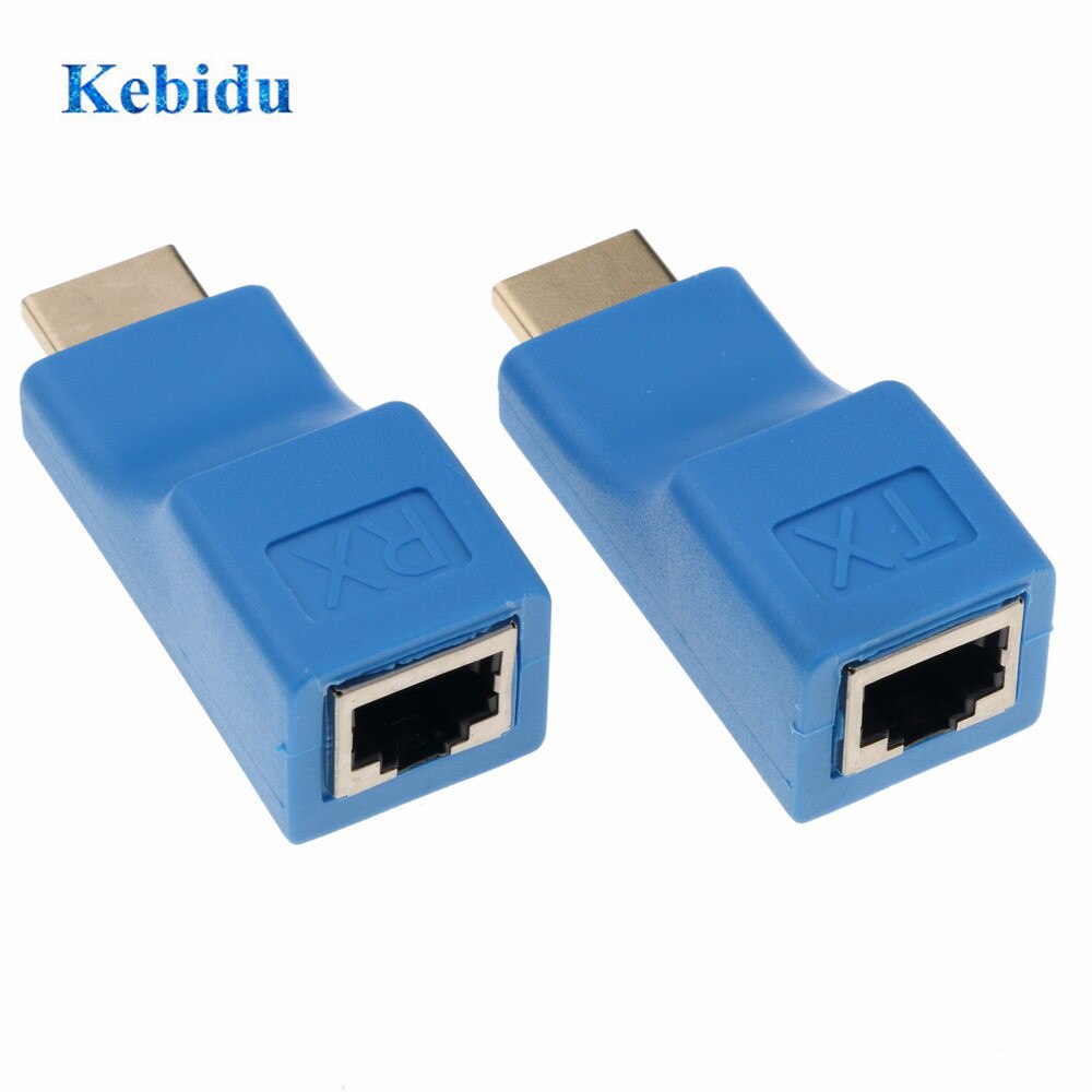 Kebidu 1 Paar 4K Hdmi Extender Mini RJ45 Poorten O... – Grandado