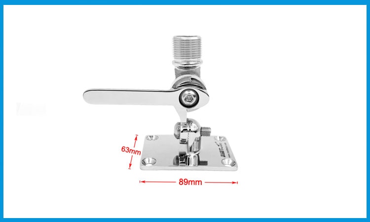 Stainless Steel Marine VHF Antenna Mount Dual Axis... – Grandado