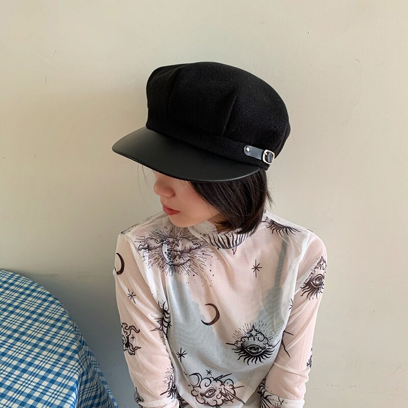 Women Berets Autumn Winter Octagonal Caps Stylish ... – Vicedeal
