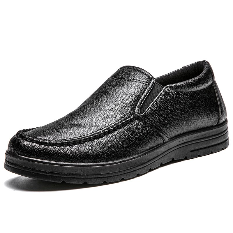 Merkmak pu läder herr fritidsskor herr loafers aff... – Grandado