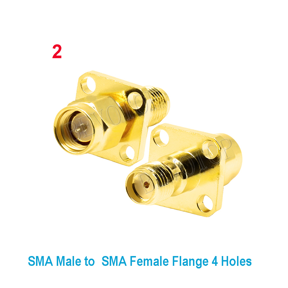 1PCS SMA Female to SMA Connector RF Coaxial 4 Hole... – Grandado