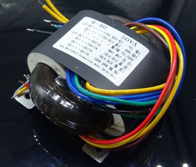 50W R-type Transformer 16V-0-16V 7V*2 – Grandado