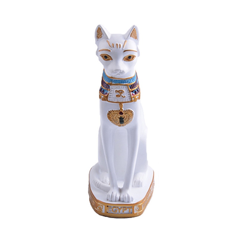 Mini Resin Egyptian Egypt Cat Statue Hand Carved C... – Vicedeal