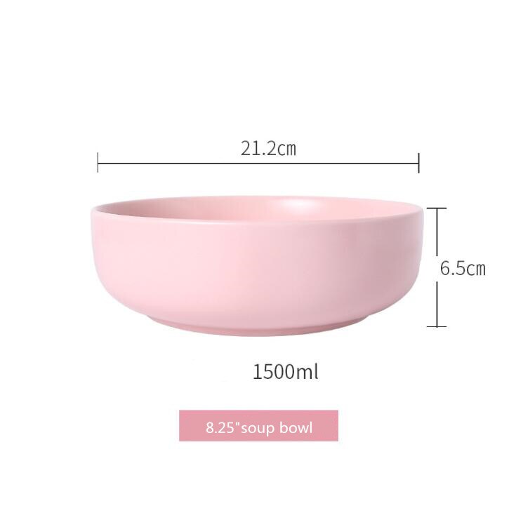 2 farger porselen middagstallerken sett keramisk s... – Grandado