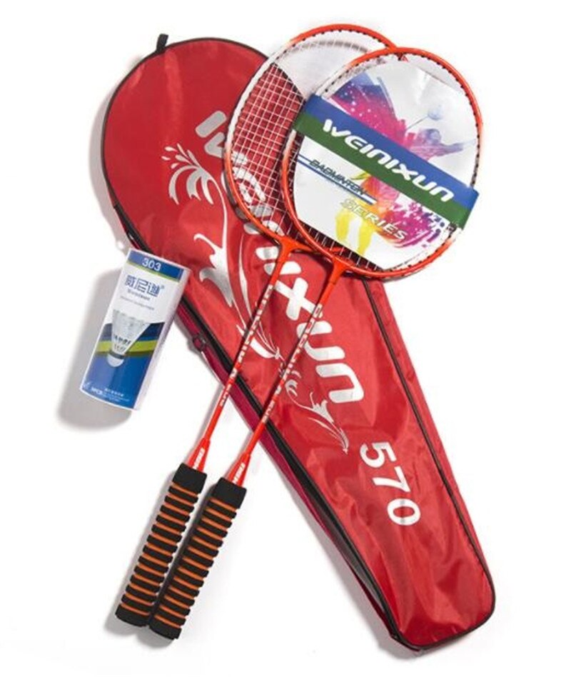Badminton Rackets Set Ultra light Double Badminton... – Grandado
