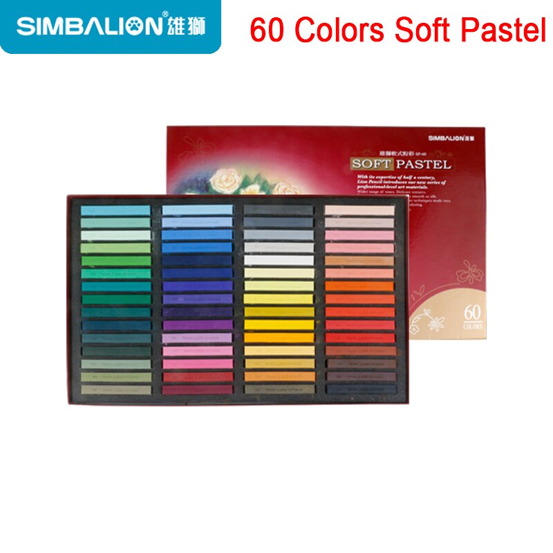 SIMBALION 60/48/36/24/12 colors Long Soft Pastel M... – Vicedeal