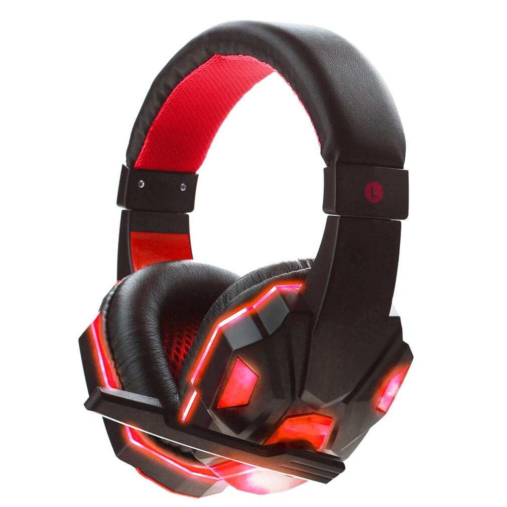 Gaming headset øretelefon kablet gamer hovedtelefo... – Grandado