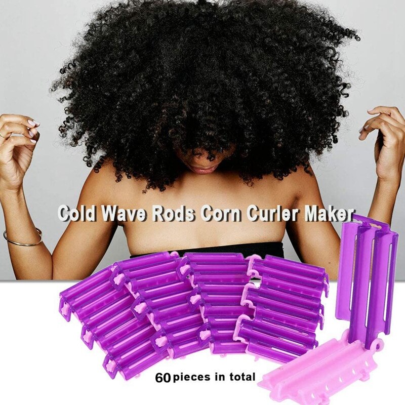 60 PCS/BOX Reusable Cold Wave Perm Rod Corn Hair H... – Grandado