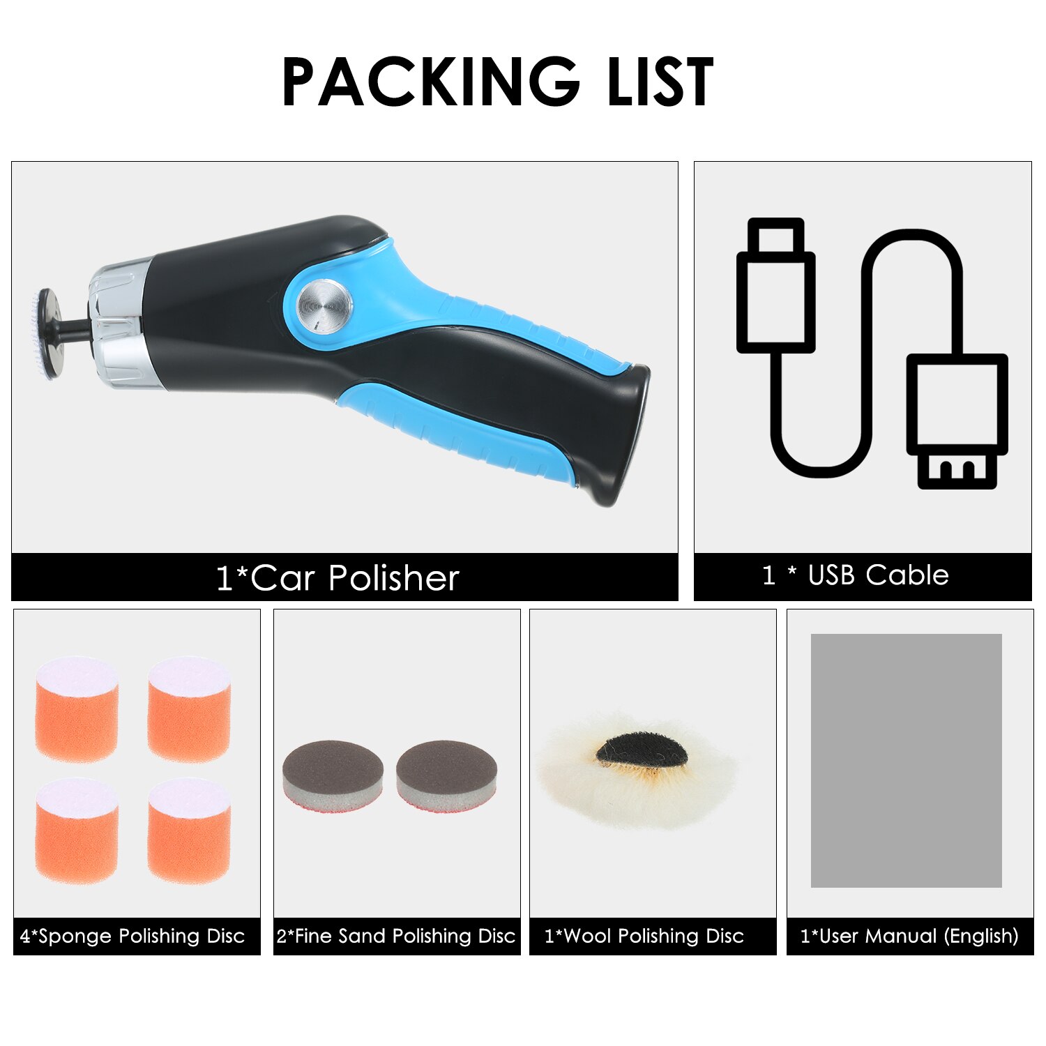 60W Polishing Machine USB Charging Cable 8500RPM V... – Vicedeal