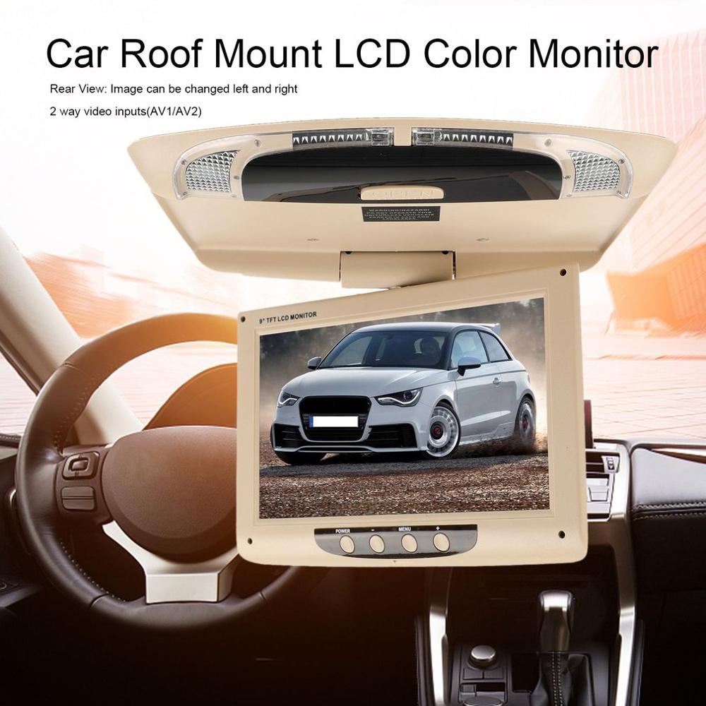 9 inch 800*480 Screen Car Roof Mount LCD Color Mon... – Grandado