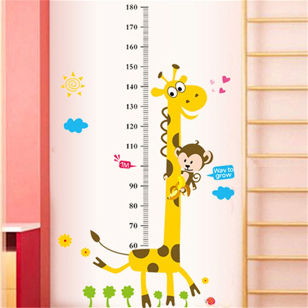 Useful Kids PVC Height Chart Ruler Sticker Decor C... – Grandado