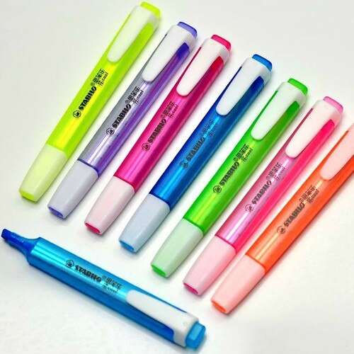 Stabilo Swing Cool 8 PCs Highlighter Pen Package – Grandado