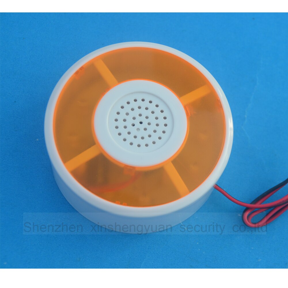Wired Sound Alarm Strobe Flashing Light Siren Home... – Grandado