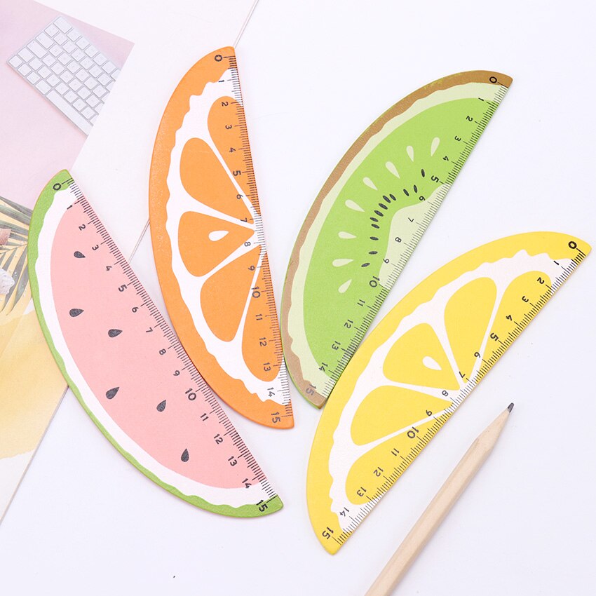 15cm Cartoon Cute Fruit Straight Ruler Office Meas... – Grandado