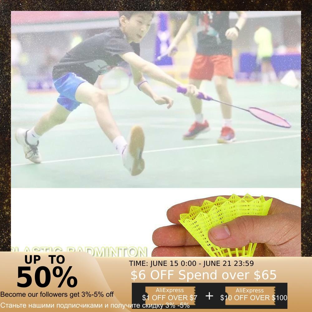 3/6/12Pcs Plastic Shuttlecock badminton nylon mate... – Grandado