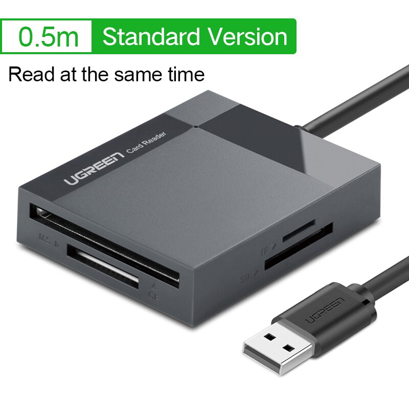 Ugreen usb 3.0 kaartlezer sd micro sd tf cf ms com... – Vicedeal