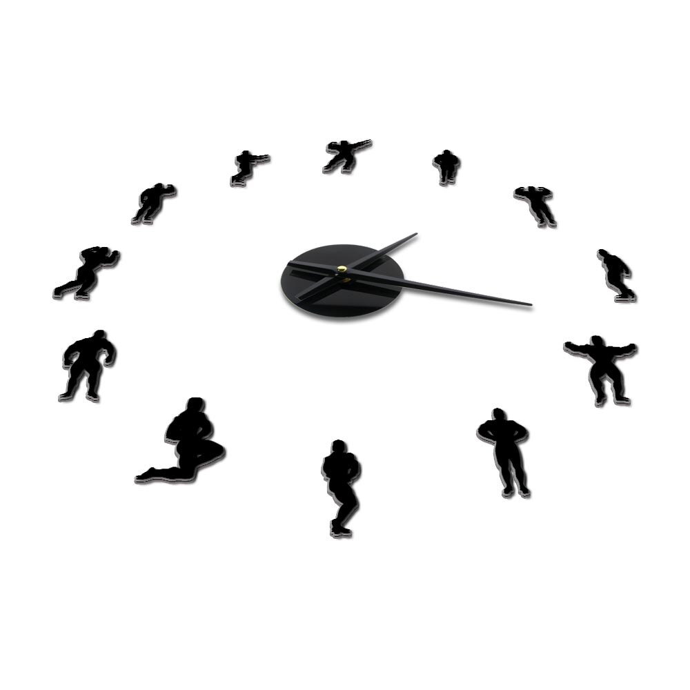 Bodybuilding Large DIY Wall Clock Motivation Train... – Grandado