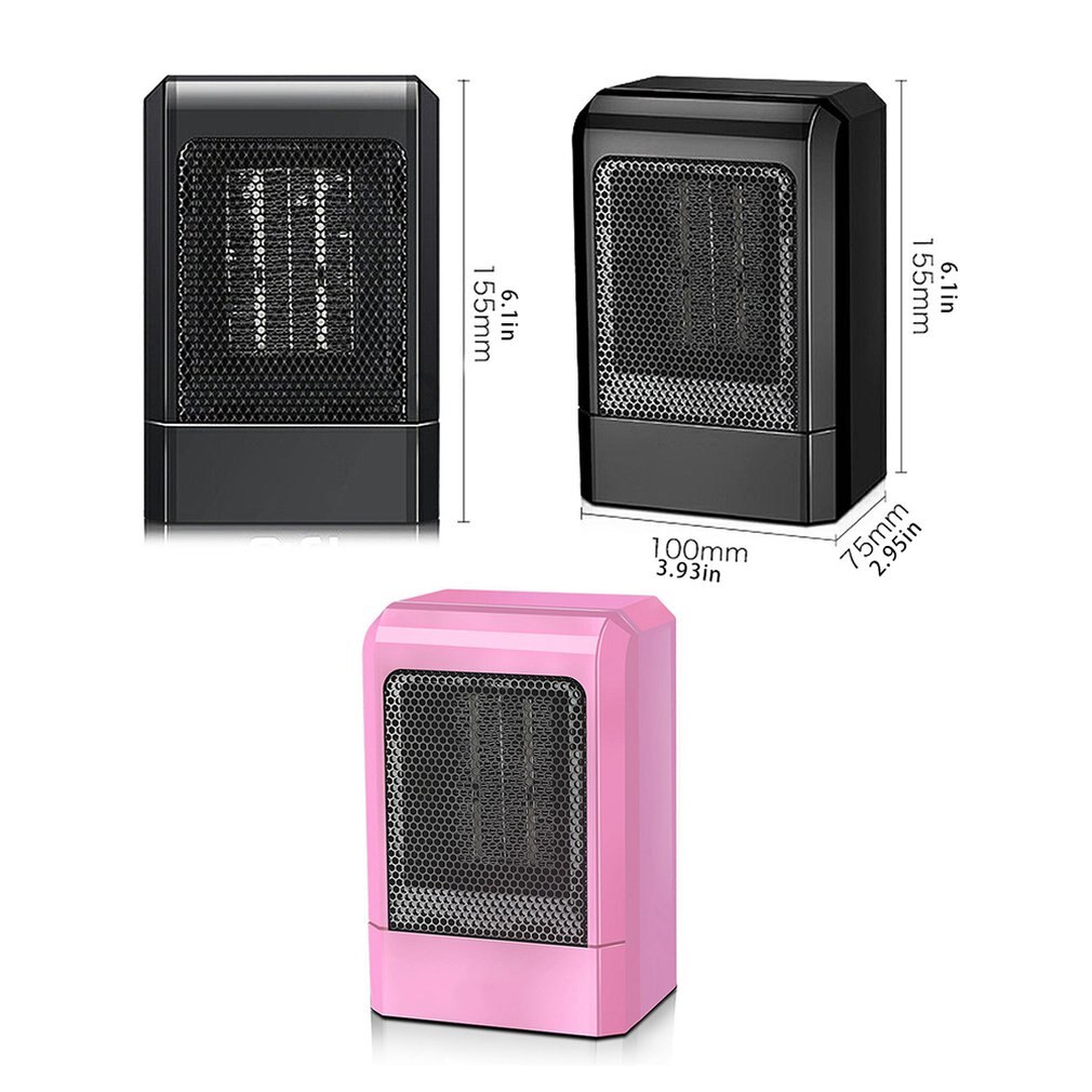 500W Mini Electric Fan Heater PTC Ceramic Fast Hea... – Grandado