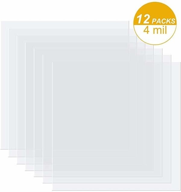 12 Stuks 4 Mil Leeg Stencil Materiaal Mylar Sjablo... – Vicedeal