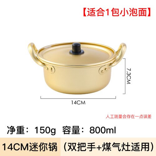 Gold Cooking Pots Fast Food Noodles Pot Soup Base ... – Grandado
