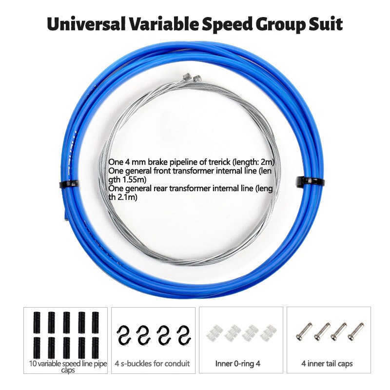 1 Set Front/ Rear Brake Gear Cable For MTB Road Bi... – Grandado