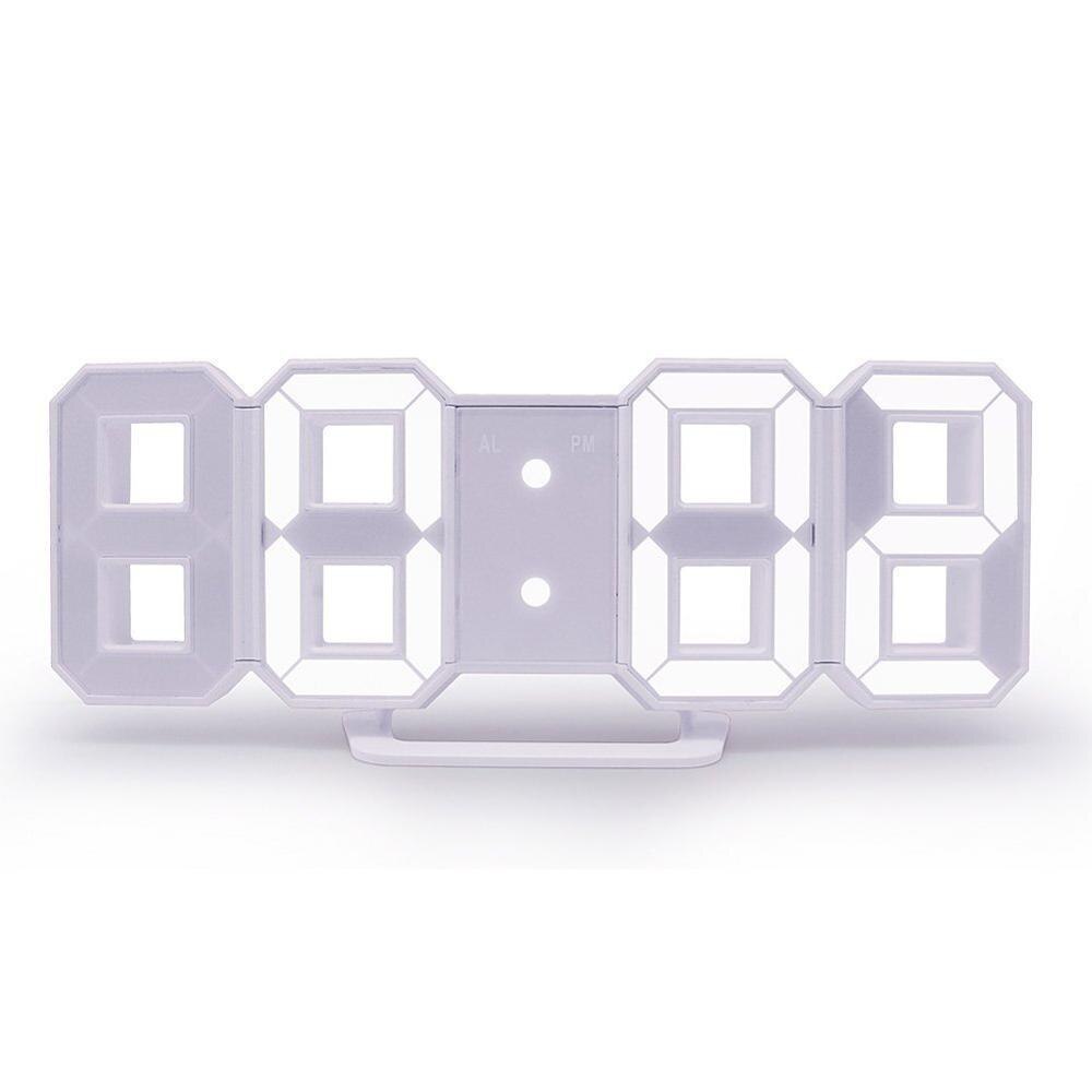 MOSEKO 3D LED Digital Alarm Clock Modern Wall Desk... – Grandado