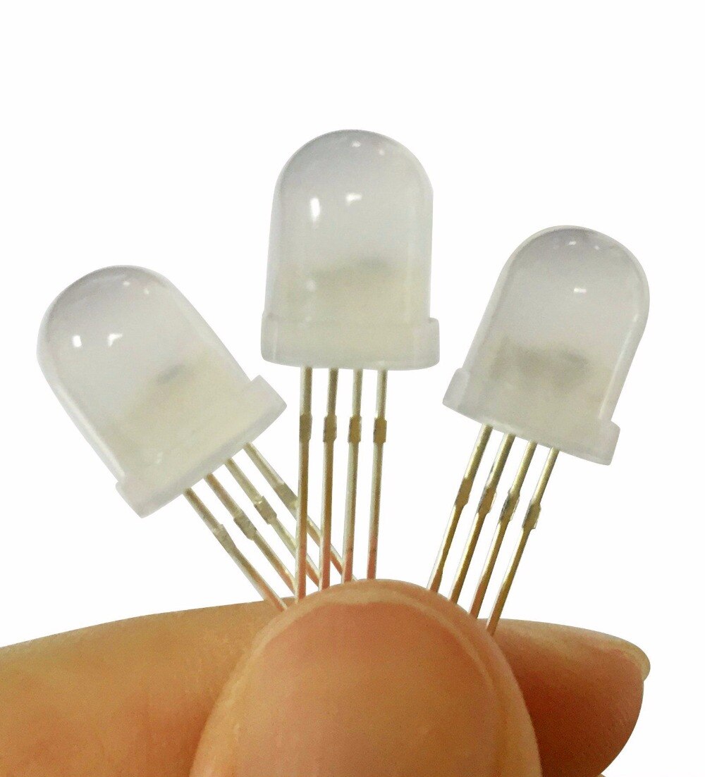 8mm RGB WS2811 LEDs;RGB full color;with WS2811 IC ... – Vicedeal