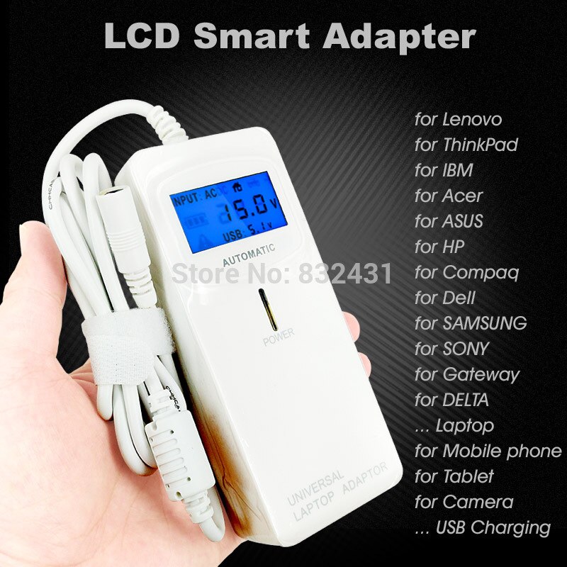 XiiC Laptop Adapter Vierte Generation LCD Universa... – Vicedeal