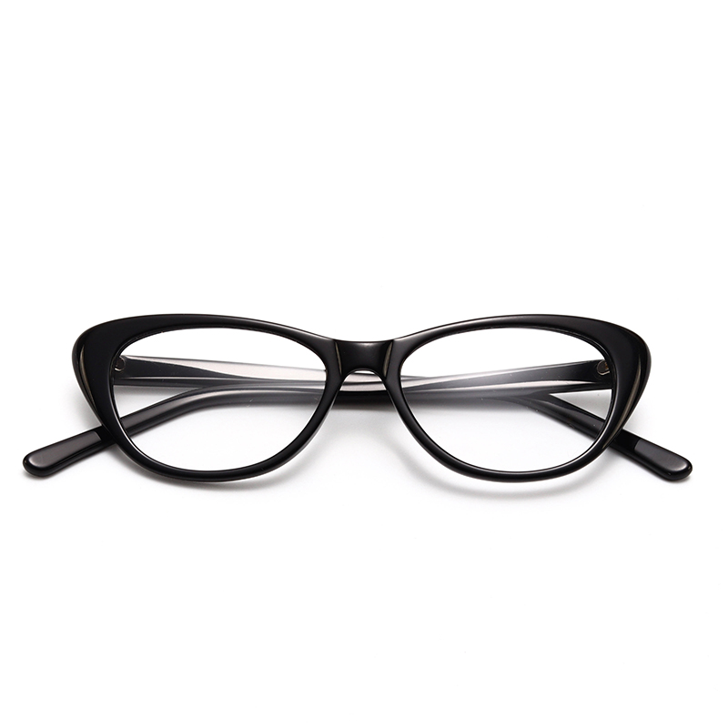 eyeglasses women frame cat eye vintage brand clear... – Grandado
