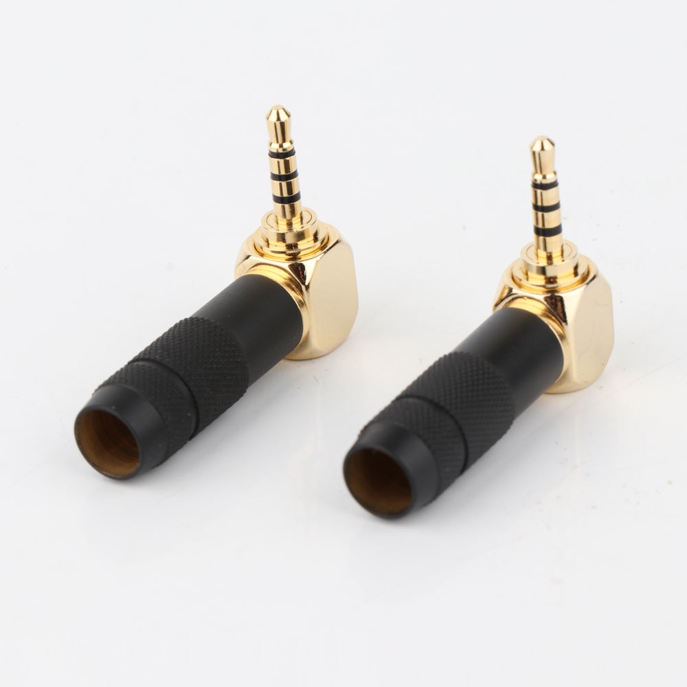 2PCS HP104 Stereo 2.5mm TRRS 4 Pole Right Angle He... – Vicedeal