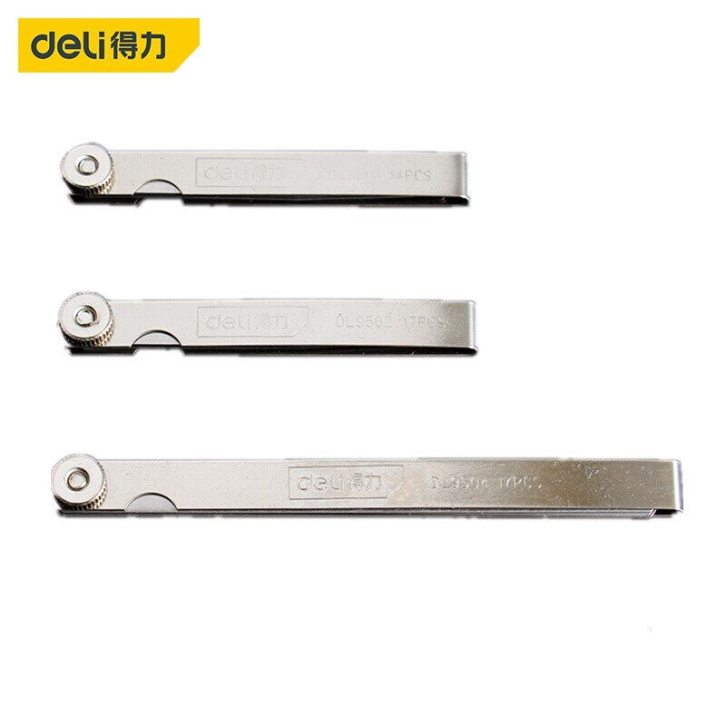 deli 14Pcs Blades Universal Thickness Gage Set Met... – Grandado