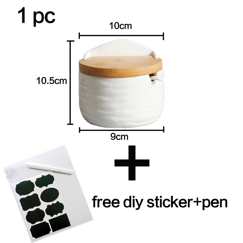 European ceramic flip seasoning pot seasoning pot ... – Grandado