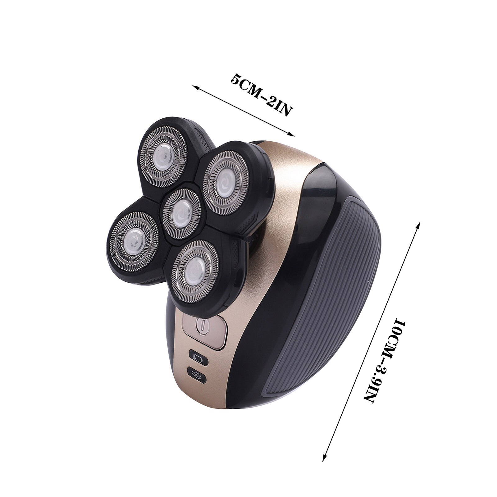 5 Blade Head Bald Machine Electric Shaver Recharge... – Vicedeal