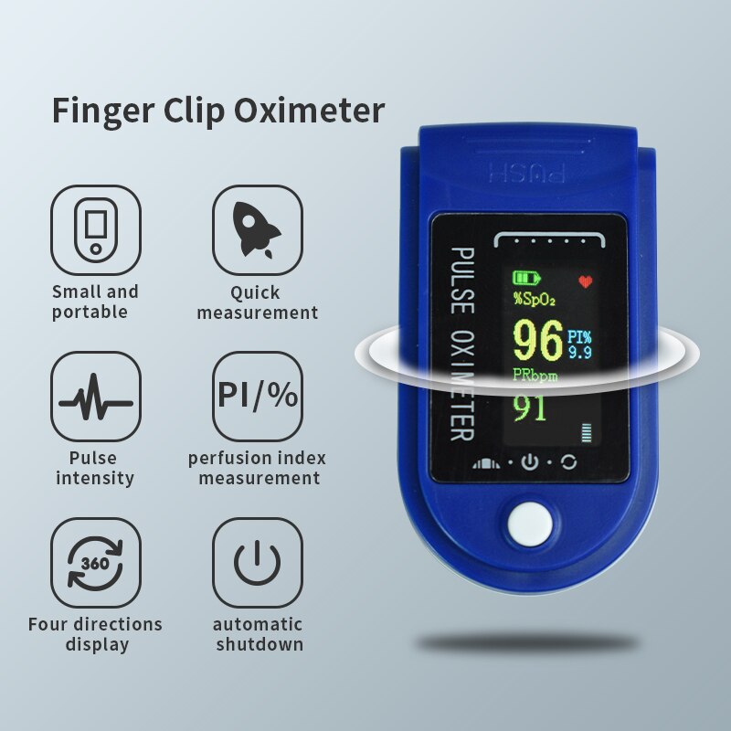 Finger Oximeter Digital Fingertip Pulse Oximeter B... – Grandado