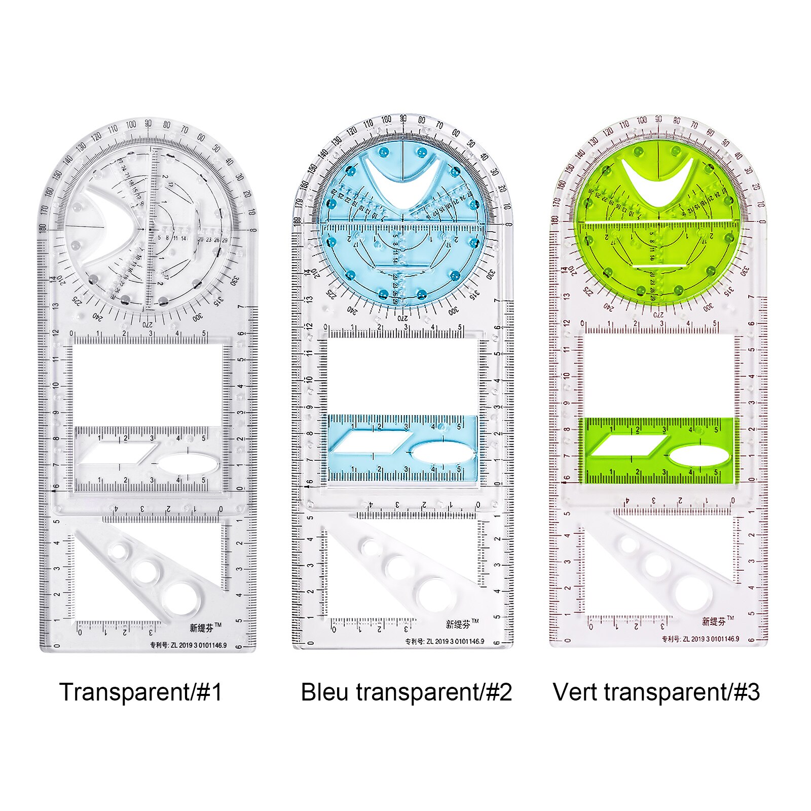 Multifunctional Geometric Ruler Geometric Drawing ... – Grandado