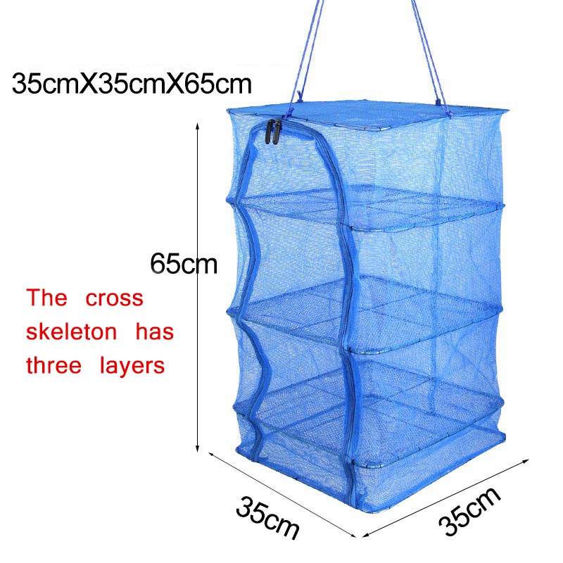 Foldable 4 Layers Drying Net Fish Net Drying Rack ... – Vicedeal