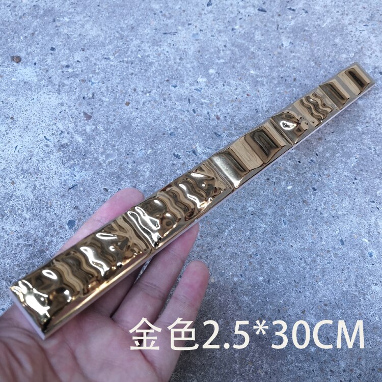 Ceramic tiles Gold and silver decorative strips – Vicedeal
