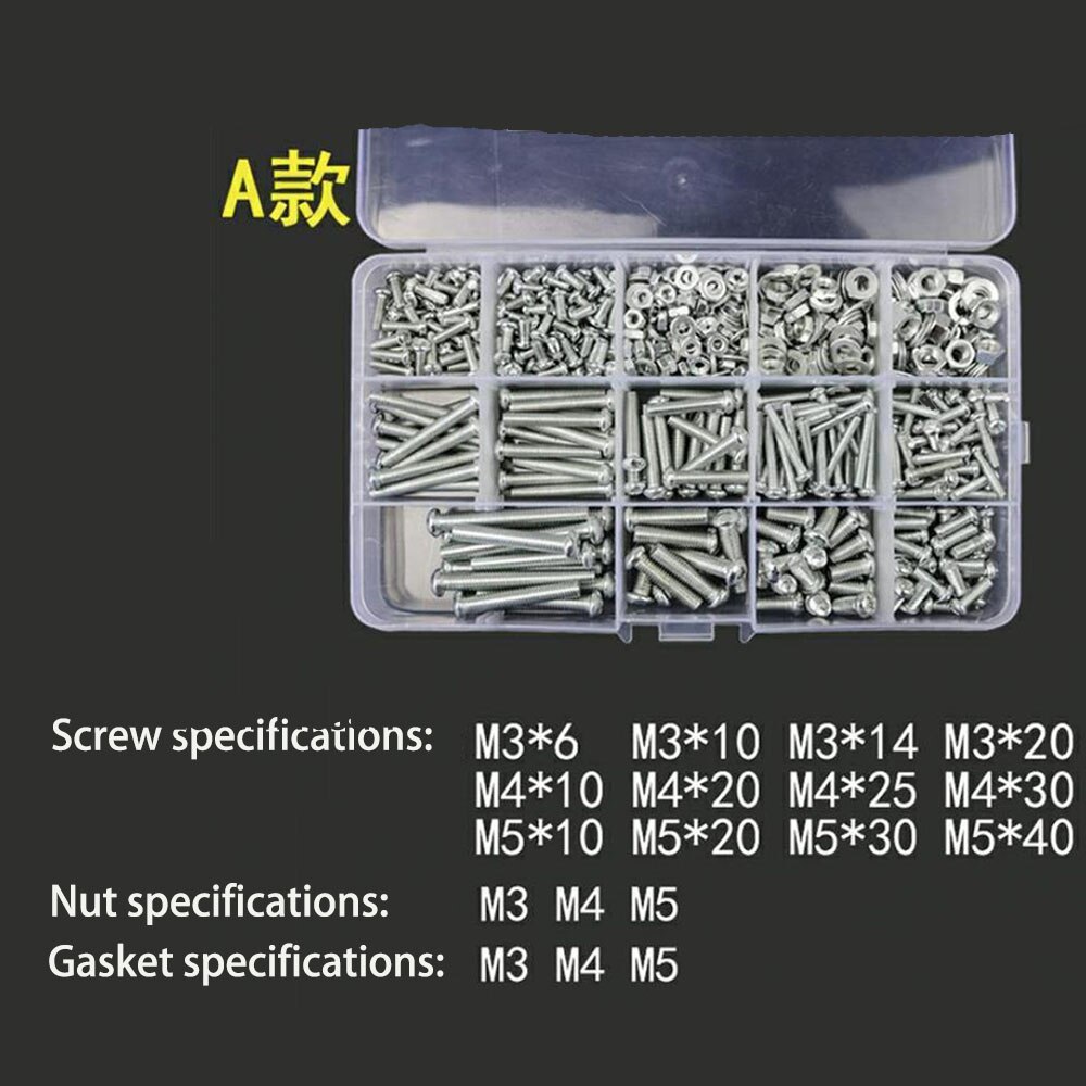 Set M6 Nut And Bolt Stainless Steel DIY Bolts And ... – Grandado