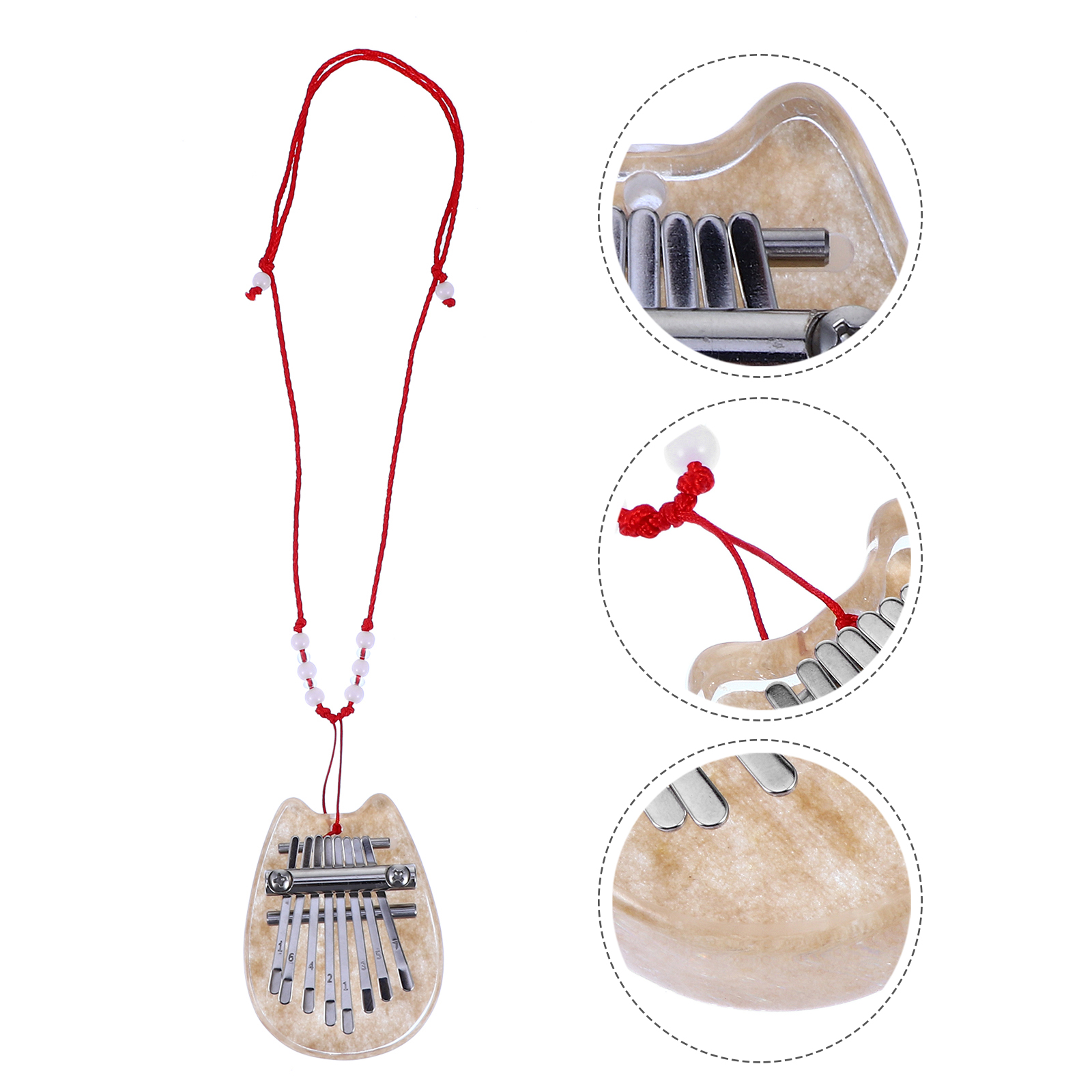 Acrylic Thumb Piano Kalimba Manganese Steel Key Mb... – Grandado