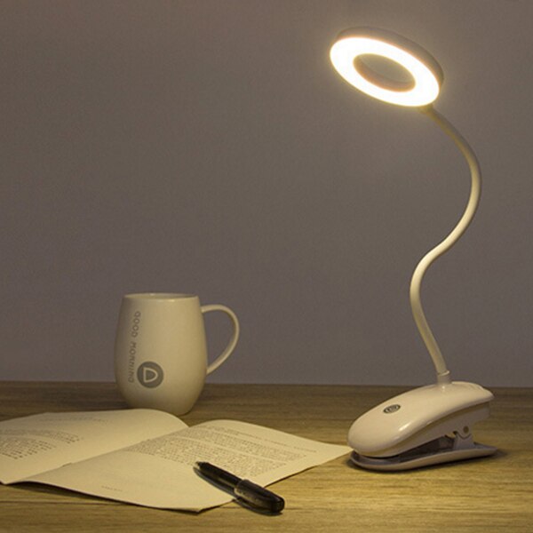 Flexible USB Clamp Clip On LED Light Touch Reading... – Grandado