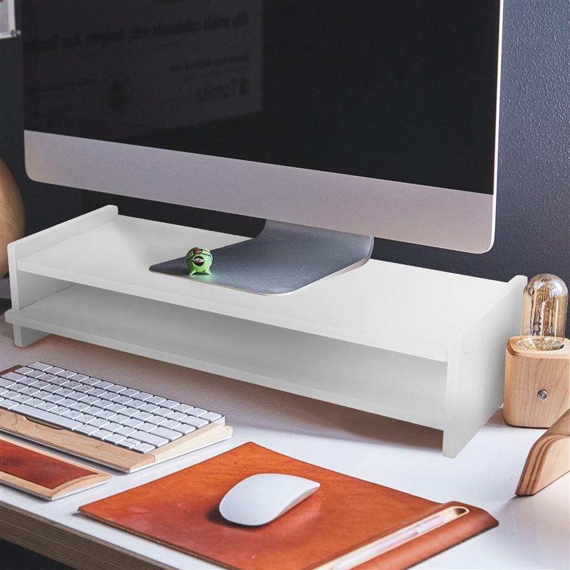Desk-Holder Shelf Laptop-Stand Plastic Desktop Mon... – Grandado
