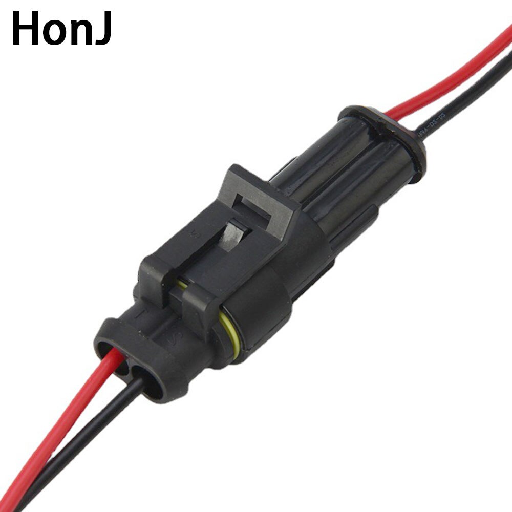 2 Pin Way Sealed Waterproof Electrical Wire Connec... – Grandado